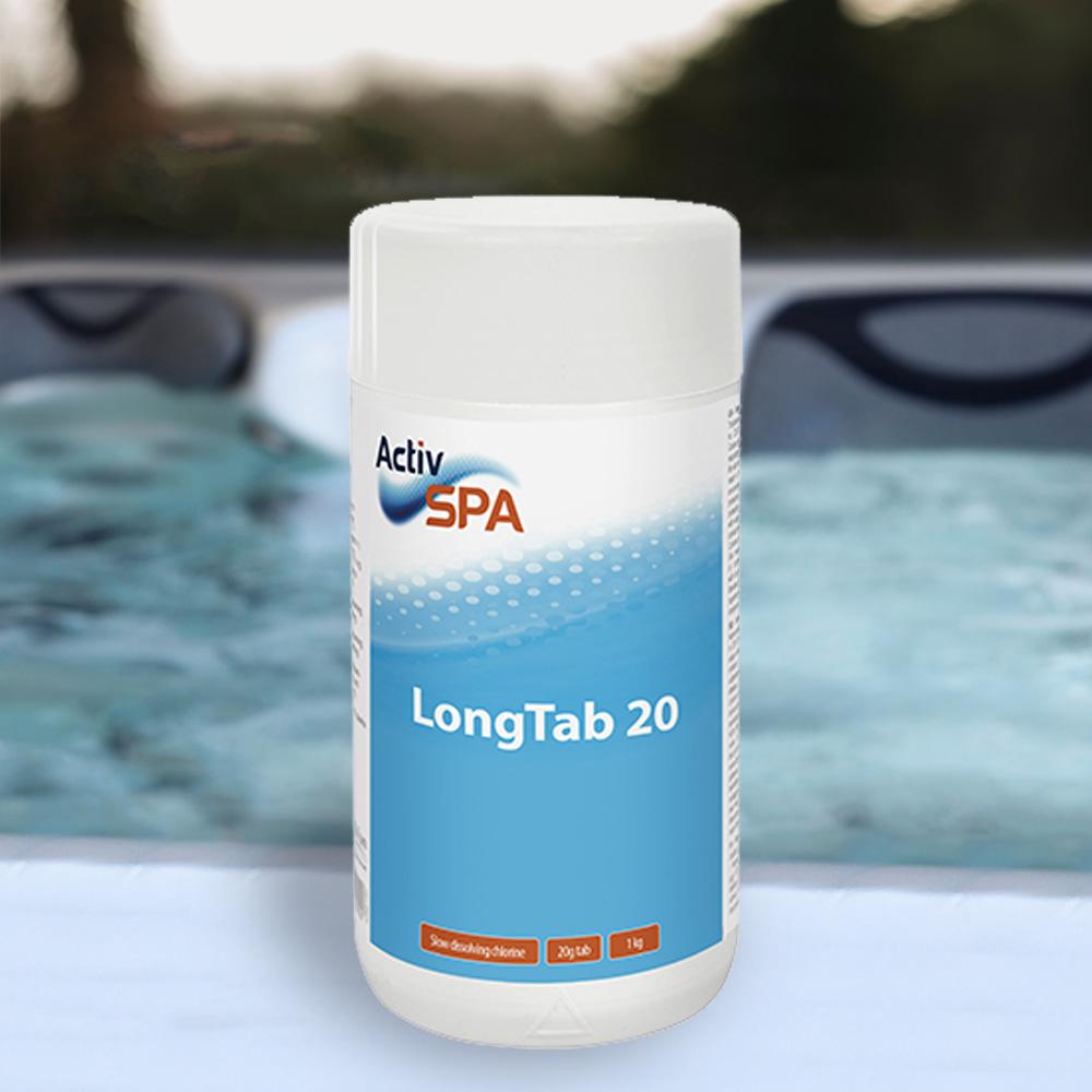 ActivSPA LongTab 20, 1kg (klortab.) - SPAPRODUKTER.NO - Spaprodukter.no